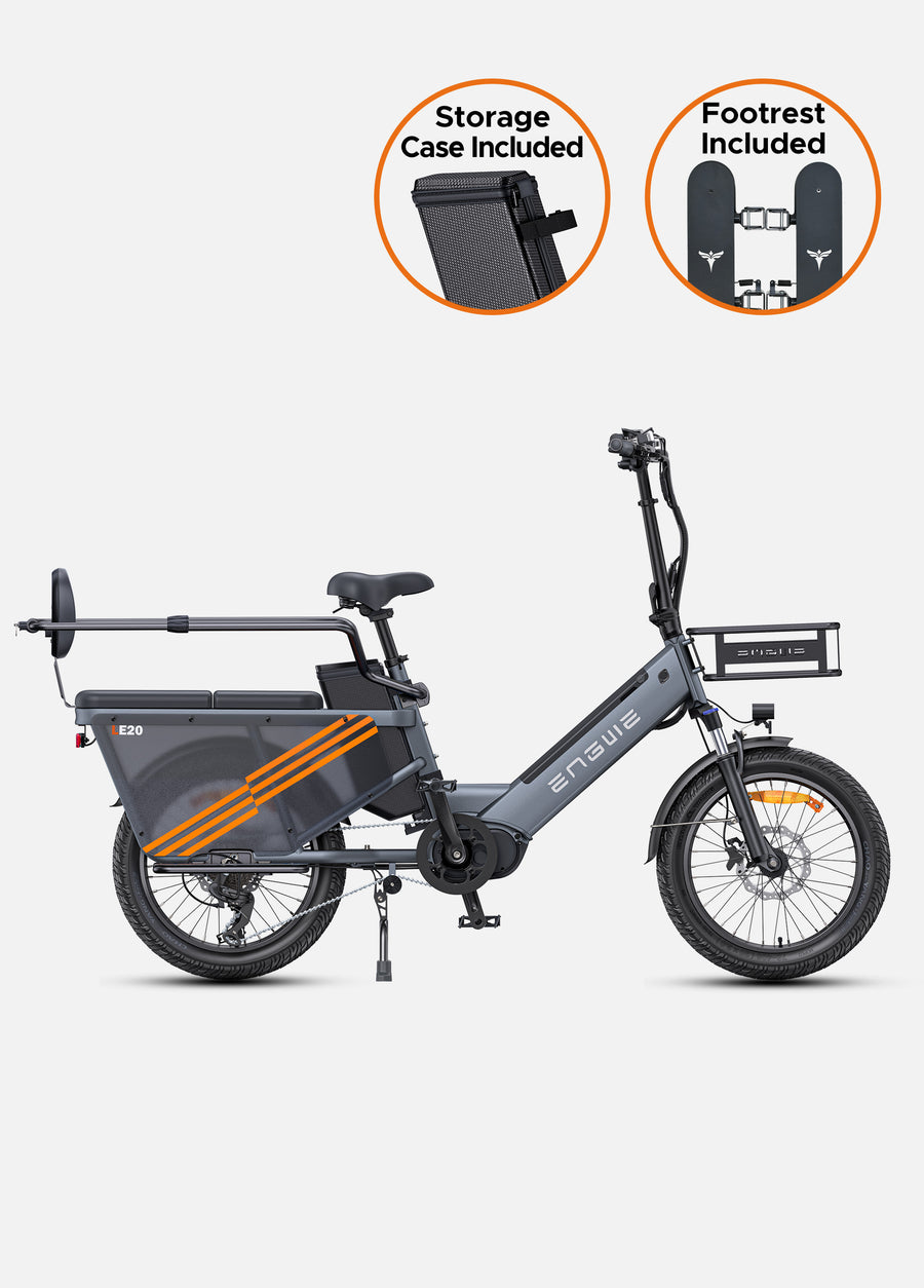 Engwe LE20 Electric Cargo Bike 100N.m Torque 350KM Range – ENGWE UK
